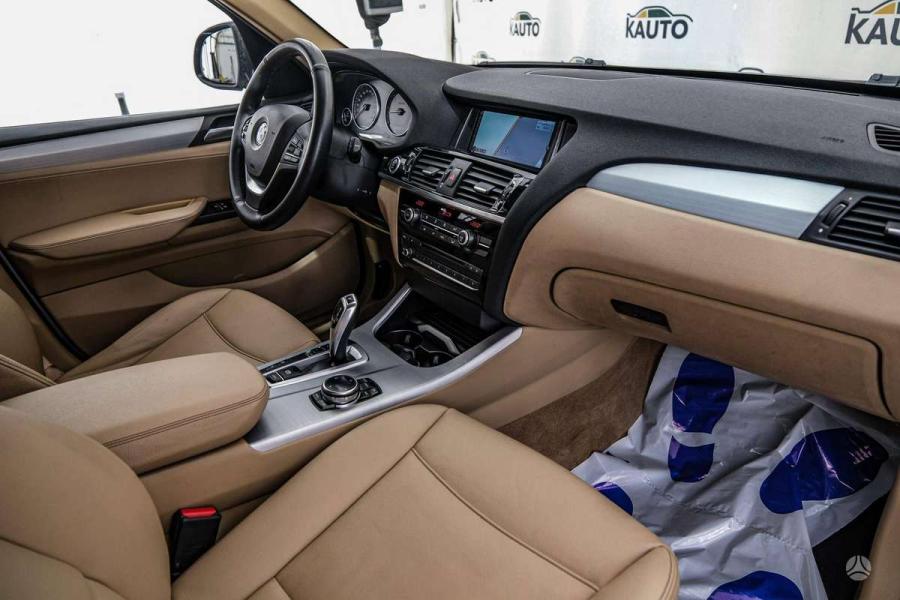 Pelēks BMW X3 2014 Kauņa, ar dzinēja tilpumu 3.00 L un nobraukumu 247 tūkst. km par 11990 €, foto 12 vietnē AUTOMOTO.COM.LV
