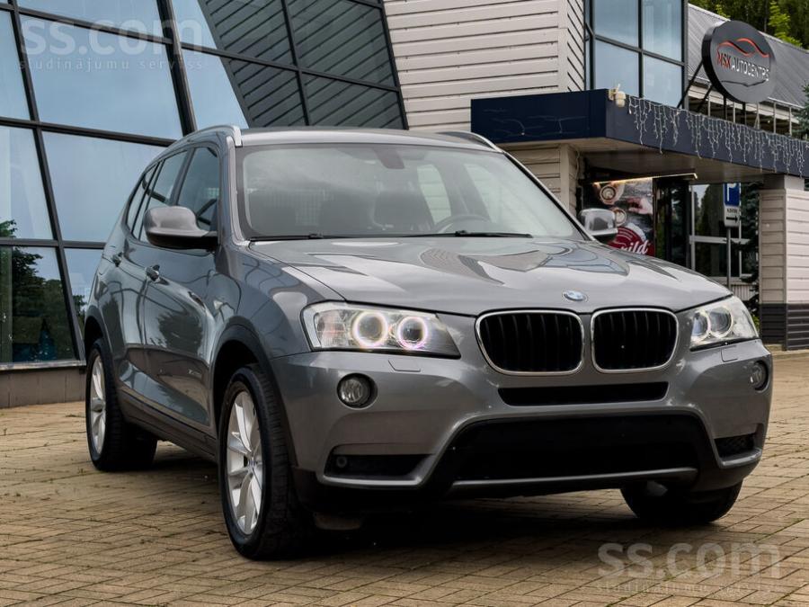 Pelēks BMW X3 2014 Daugavpils, ar dzinēja tilpumu 2.00 L un nobraukumu 201 tūkst. km par 11500 €, foto 1 vietnē AUTOMOTO.COM.LV