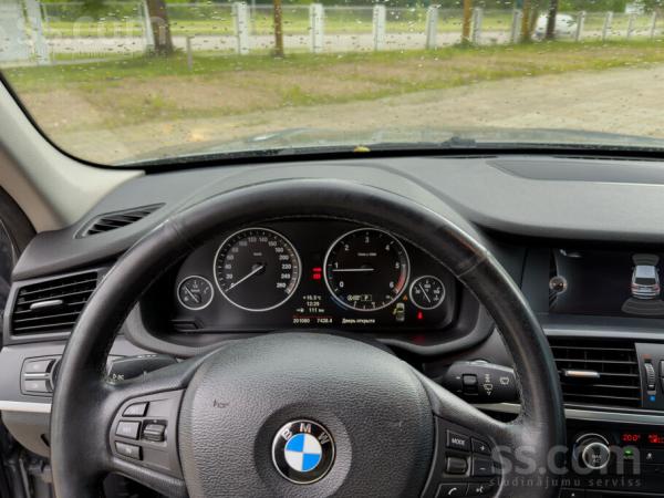 Grey BMW X3 2014 in Daugavpils, with an engine capacity of 2.00 L and mileage of 201 thousand km for 11500 €, photo 5 on AUTOMOTO.COM.LV