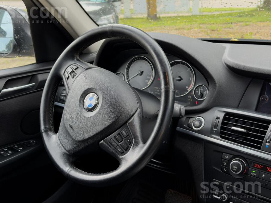 Pelēks BMW X3 2014 Daugavpils, ar dzinēja tilpumu 2.00 L un nobraukumu 201 tūkst. km par 11500 €, foto 21 vietnē AUTOMOTO.COM.LV