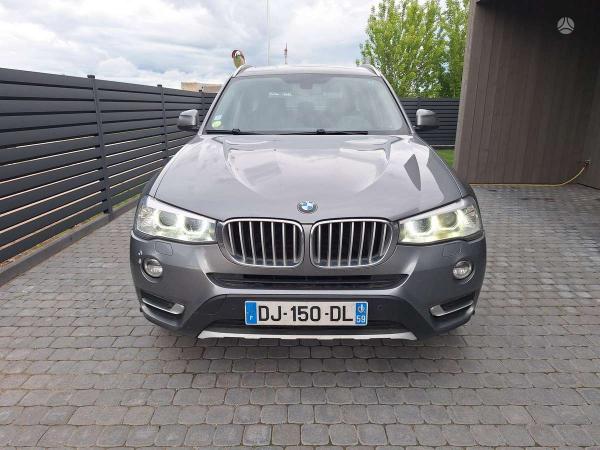 Pelēks BMW X3 2014 Jurbarkas, ar dzinēja tilpumu 2.00 L un nobraukumu 300 tūkst. km par 9250 €, foto 2 vietnē AUTOMOTO.COM.LV