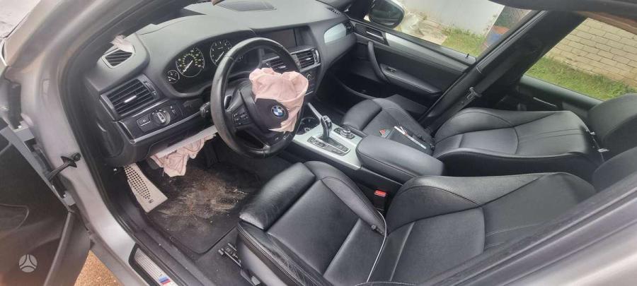 Pelēks BMW X3 2014 Viļņa, ar dzinēja tilpumu 2.98 L un nobraukumu 96 tūkst. km par 7400 €, foto 12 vietnē AUTOMOTO.COM.LV