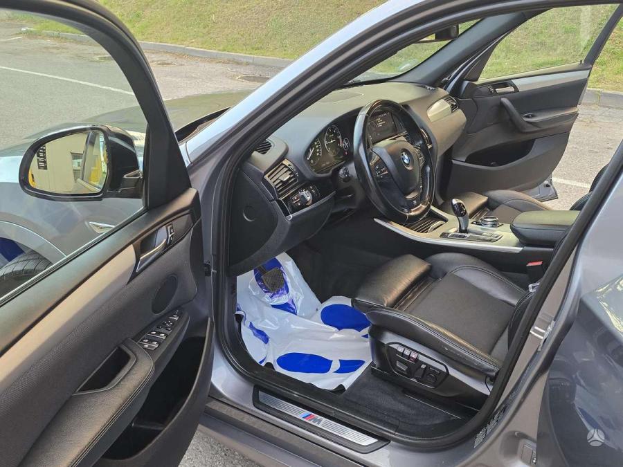 Pelēks BMW X3 2014 Jonava, ar dzinēja tilpumu 2.00 L un nobraukumu 222 tūkst. km par 14490 €, foto 20 vietnē AUTOMOTO.COM.LV
