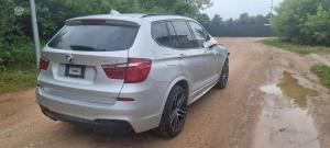 Grey BMW X3 2014 in Vilnius, with an engine capacity of 2.98 L and mileage of 97 thousand km for 7800 €, photo 4 on AUTOMOTO.COM.LV
