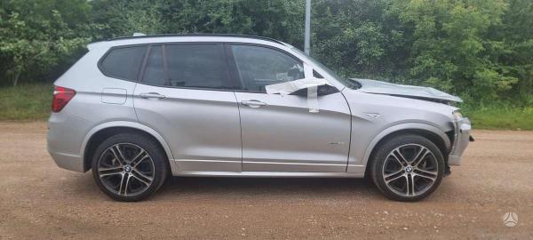 Pelēks BMW X3 2014 Viļņa, ar dzinēja tilpumu 2.98 L un nobraukumu 97 tūkst. km par 7800 €, foto 5 vietnē AUTOMOTO.COM.LV
