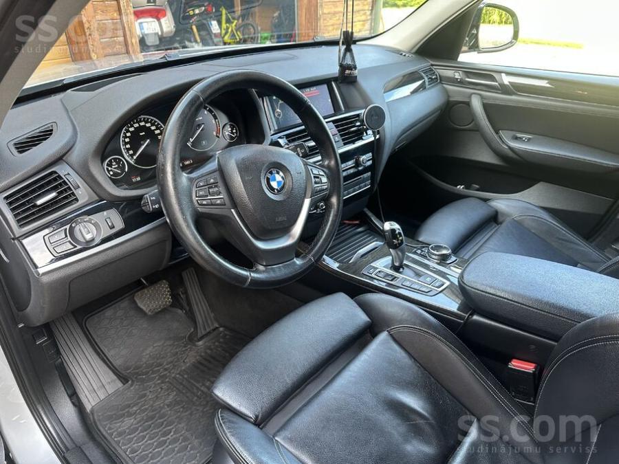 Pelēks BMW X3 2014 Rīga, ar dzinēja tilpumu 3.00 L un nobraukumu 282 tūkst. km par 13800 €, foto 7 vietnē AUTOMOTO.COM.LV