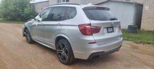 Pelēks BMW X3 2014 Viļņa, ar dzinēja tilpumu 2.98 L un nobraukumu 97 tūkst. km par 7800 €, foto  vietnē AUTOMOTO.COM.LV