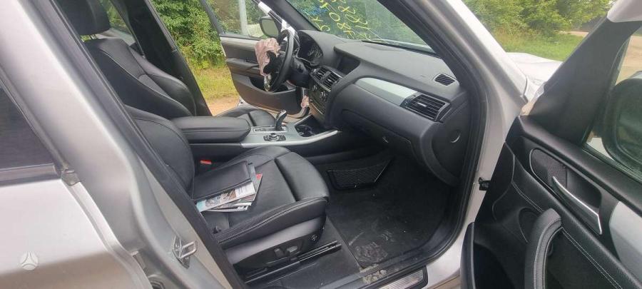 Pelēks BMW X3 2014 Viļņa, ar dzinēja tilpumu 2.98 L un nobraukumu 97 tūkst. km par 7800 €, foto 14 vietnē AUTOMOTO.COM.LV