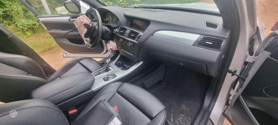 Pelēks BMW X3 2014 Viļņa, ar dzinēja tilpumu 2.98 L un nobraukumu 97 tūkst. km par 7800 €, foto 15 vietnē AUTOMOTO.COM.LV