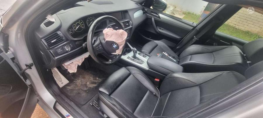 Pelēks BMW X3 2014 Viļņa, ar dzinēja tilpumu 2.98 L un nobraukumu 97 tūkst. km par 7500 €, foto 12 vietnē AUTOMOTO.COM.LV