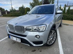 Pelēks BMW X3 2014 Aizkraukle, ar dzinēja tilpumu 3.00 L un nobraukumu 284 tūkst. km par 13000 €, foto  vietnē AUTOMOTO.COM.LV