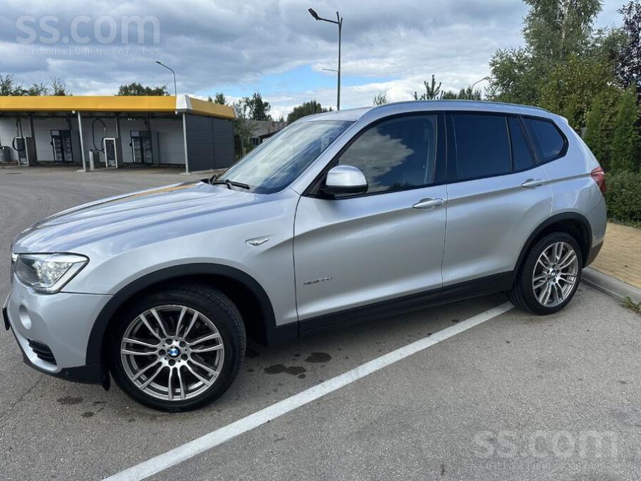 Pelēks BMW X3 2014 Aizkraukle, ar dzinēja tilpumu 3.00 L un nobraukumu 284 tūkst. km par 13000 €, foto 4 vietnē AUTOMOTO.COM.LV