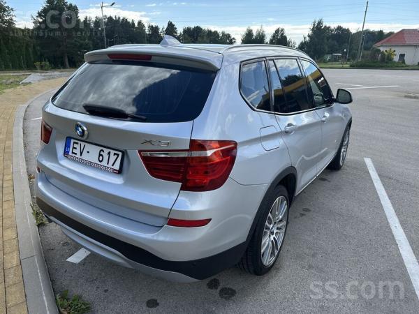 Pelēks BMW X3 2014 Aizkraukle, ar dzinēja tilpumu 3.00 L un nobraukumu 284 tūkst. km par 13000 €, foto 5 vietnē AUTOMOTO.COM.LV
