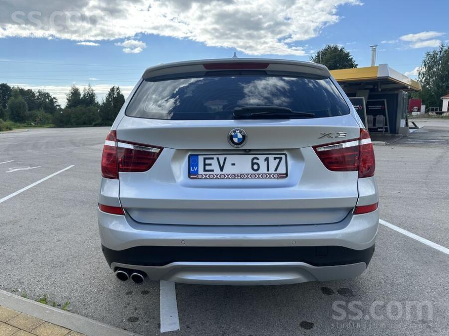 Pelēks BMW X3 2014 Aizkraukle, ar dzinēja tilpumu 3.00 L un nobraukumu 284 tūkst. km par 13000 €, foto 7 vietnē AUTOMOTO.COM.LV