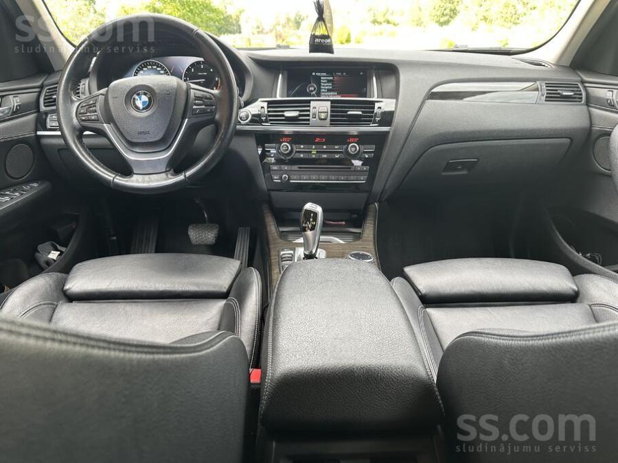 Pelēks BMW X3 2014 Aizkraukle, ar dzinēja tilpumu 3.00 L un nobraukumu 284 tūkst. km par 13000 €, foto 8 vietnē AUTOMOTO.COM.LV