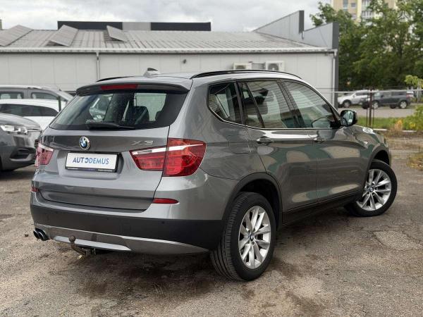 Pelēks BMW X3 2014 Mažeikiai, ar dzinēja tilpumu 2.99 L un nobraukumu 327 tūkst. km par 9900 €, foto 4 vietnē AUTOMOTO.COM.LV