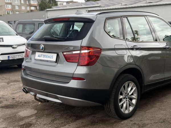 Pelēks BMW X3 2014 Mažeikiai, ar dzinēja tilpumu 2.99 L un nobraukumu 327 tūkst. km par 9900 €, foto 9 vietnē AUTOMOTO.COM.LV