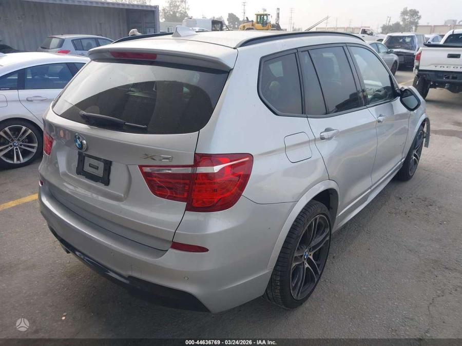 Pelēks BMW X3 2014 Viļņa, ar dzinēja tilpumu 2.98 L un nobraukumu 97 tūkst. km par 7400 €, foto 1 vietnē AUTOMOTO.COM.LV