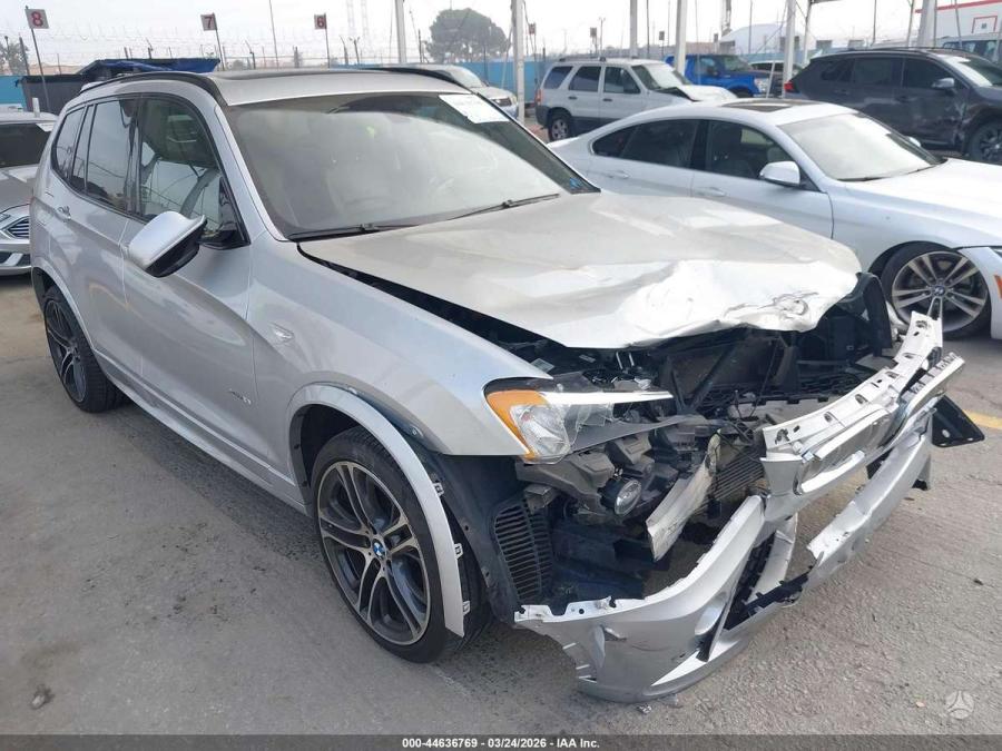 Pelēks BMW X3 2014 Viļņa, ar dzinēja tilpumu 2.98 L un nobraukumu 97 tūkst. km par 7400 €, foto 7 vietnē AUTOMOTO.COM.LV
