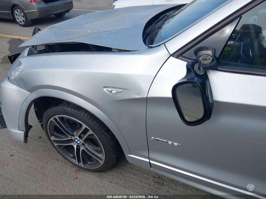 Pelēks BMW X3 2014 Viļņa, ar dzinēja tilpumu 2.98 L un nobraukumu 97 tūkst. km par 7400 €, foto 12 vietnē AUTOMOTO.COM.LV