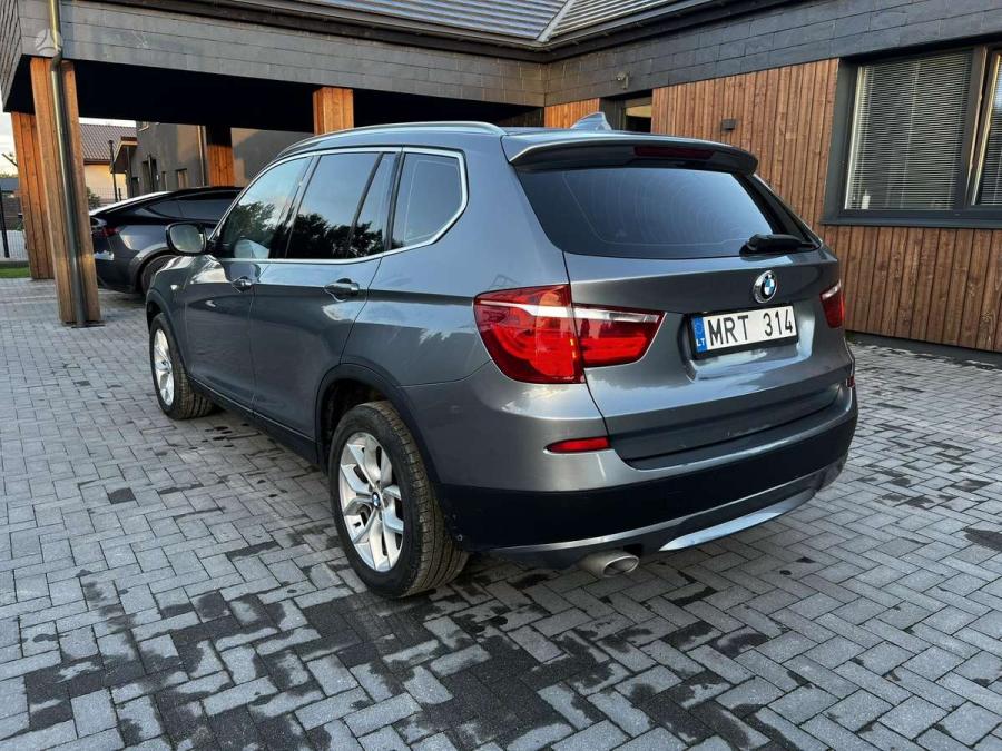 Grey BMW X3 2014 in Silale, with an engine capacity of 2.00 L and mileage of 335 thousand km for 8400 €, photo 5 on AUTOMOTO.COM.LV