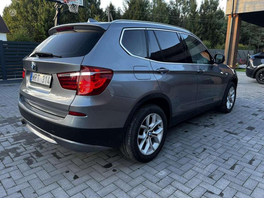 Grey BMW X3 2014 in Silale, with an engine capacity of 2.00 L and mileage of 335 thousand km for 8400 €, photo 7 on AUTOMOTO.COM.LV