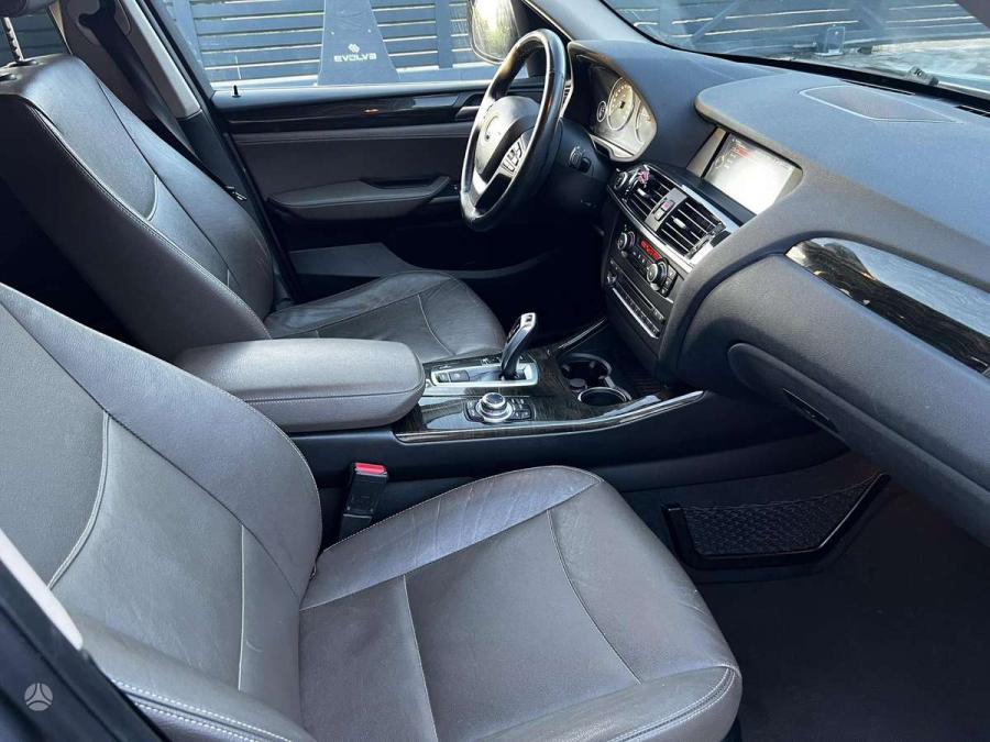 Grey BMW X3 2014 in Silale, with an engine capacity of 2.00 L and mileage of 335 thousand km for 8400 €, photo 8 on AUTOMOTO.COM.LV