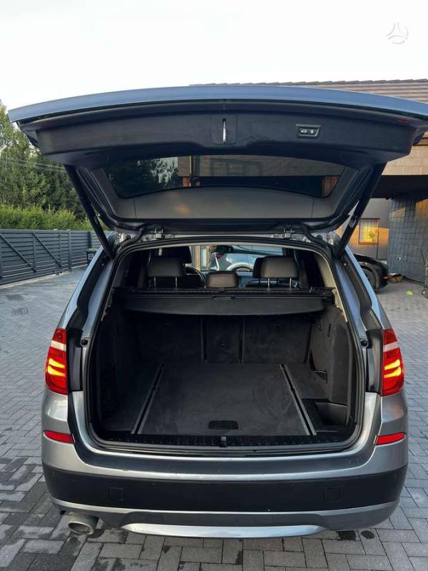 Pelēks BMW X3 2014 Šilalė, ar dzinēja tilpumu 2.00 L un nobraukumu 335 tūkst. km par 8400 €, foto 11 vietnē AUTOMOTO.COM.LV