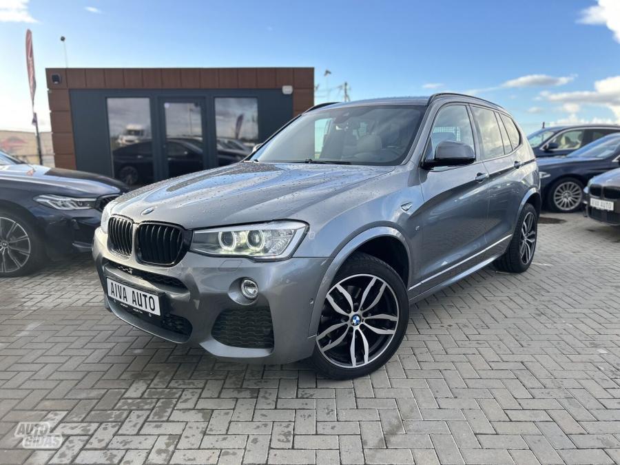 Pelēks BMW X3 2014 Kauņa, ar dzinēja tilpumu 3.00 L un nobraukumu 216 tūkst. km par 14999 €, foto 1 vietnē AUTOMOTO.COM.LV