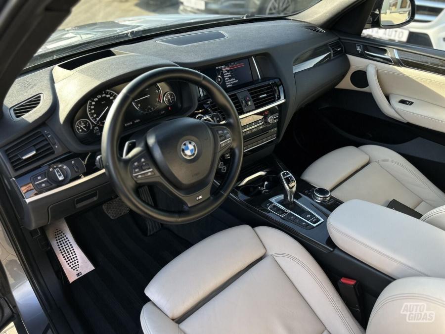 Pelēks BMW X3 2014 Kauņa, ar dzinēja tilpumu 3.00 L un nobraukumu 216 tūkst. km par 14999 €, foto 19 vietnē AUTOMOTO.COM.LV