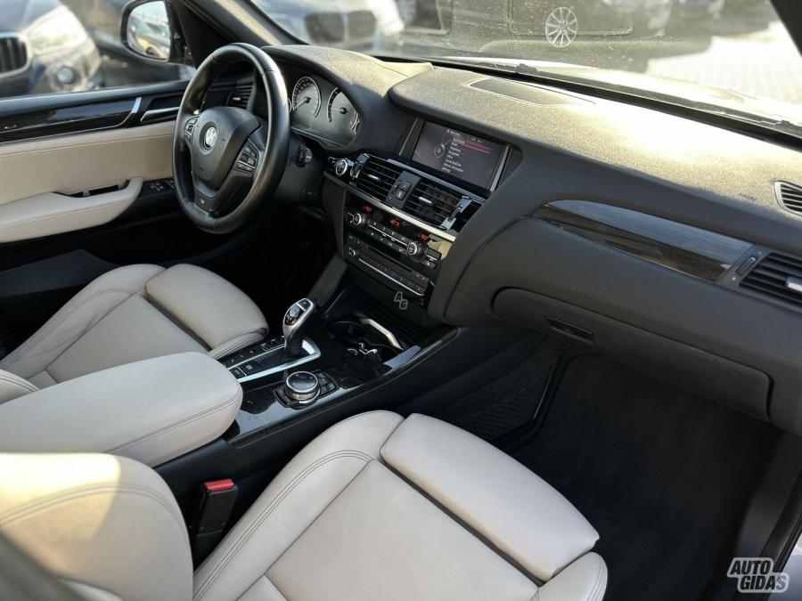 Pelēks BMW X3 2014 Kauņa, ar dzinēja tilpumu 3.00 L un nobraukumu 216 tūkst. km par 14999 €, foto 32 vietnē AUTOMOTO.COM.LV