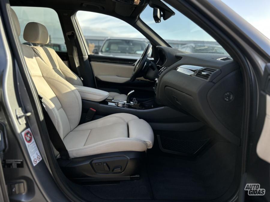 Pelēks BMW X3 2014 Kauņa, ar dzinēja tilpumu 3.00 L un nobraukumu 216 tūkst. km par 14999 €, foto 33 vietnē AUTOMOTO.COM.LV