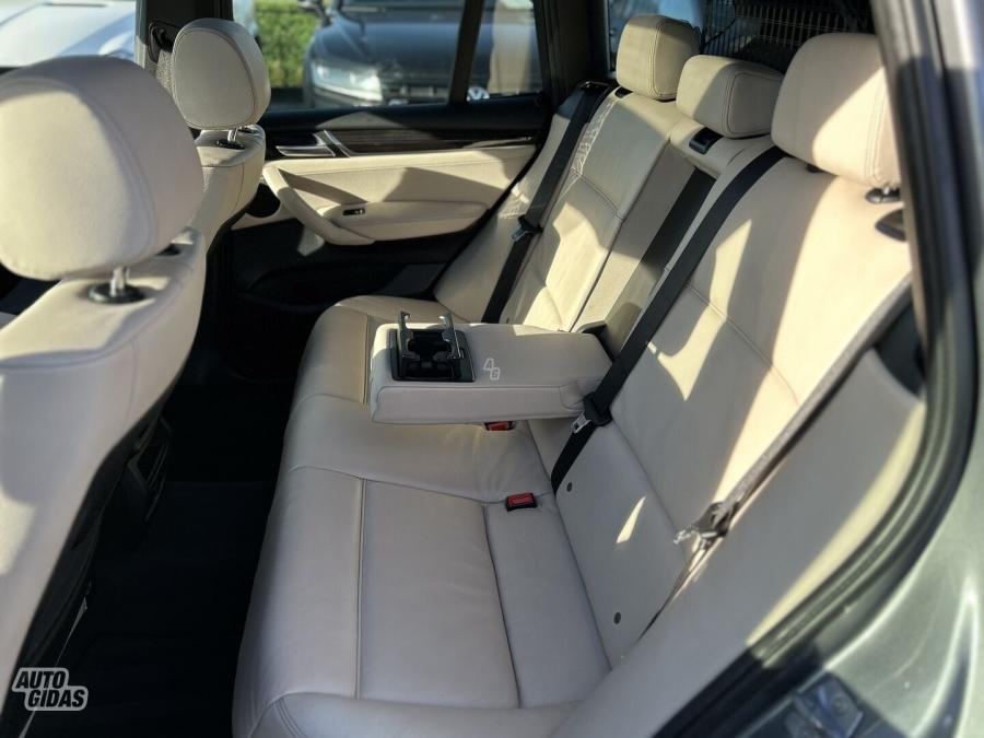 Pelēks BMW X3 2014 Kauņa, ar dzinēja tilpumu 3.00 L un nobraukumu 216 tūkst. km par 14999 €, foto 39 vietnē AUTOMOTO.COM.LV