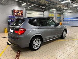 Pelēks BMW X3 2015 Viļņa, ar dzinēja tilpumu 2.99 L un nobraukumu 346 tūkst. km par 12999 €, foto 4 vietnē AUTOMOTO.COM.LV