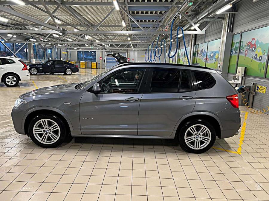 Pelēks BMW X3 2015 Viļņa, ar dzinēja tilpumu 2.99 L un nobraukumu 346 tūkst. km par 12999 €, foto 6 vietnē AUTOMOTO.COM.LV