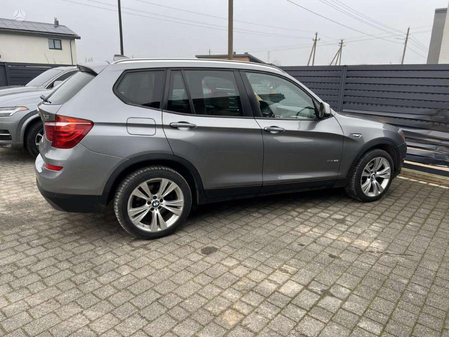 Grey BMW X3 2015 in Kaunas, with an engine capacity of 2.00 L and mileage of 252 thousand km for 10900 €, photo 3 on AUTOMOTO.COM.LV