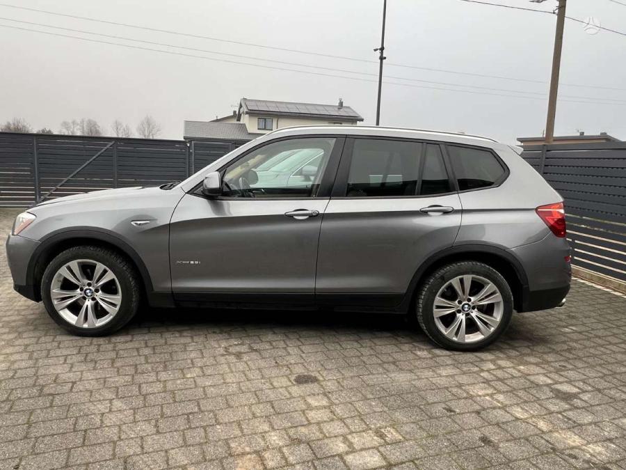Grey BMW X3 2015 in Kaunas, with an engine capacity of 2.00 L and mileage of 252 thousand km for 10900 €, photo 4 on AUTOMOTO.COM.LV