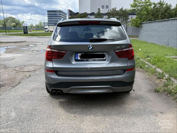 Grey BMW X3 2015 in Kaunas, with an engine capacity of 2.00 L and mileage of 252 thousand km for 7900 €, photo 5 on AUTOMOTO.COM.LV