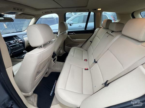 Grey BMW X3 2015 in Kaunas, with an engine capacity of 2.00 L and mileage of 252 thousand km for 7900 €, photo 10 on AUTOMOTO.COM.LV