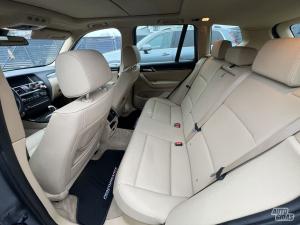 Grey BMW X3 2015 in Kaunas, with an engine capacity of 2.00 L and mileage of 252 thousand km for 7900 €, photo 11 on AUTOMOTO.COM.LV