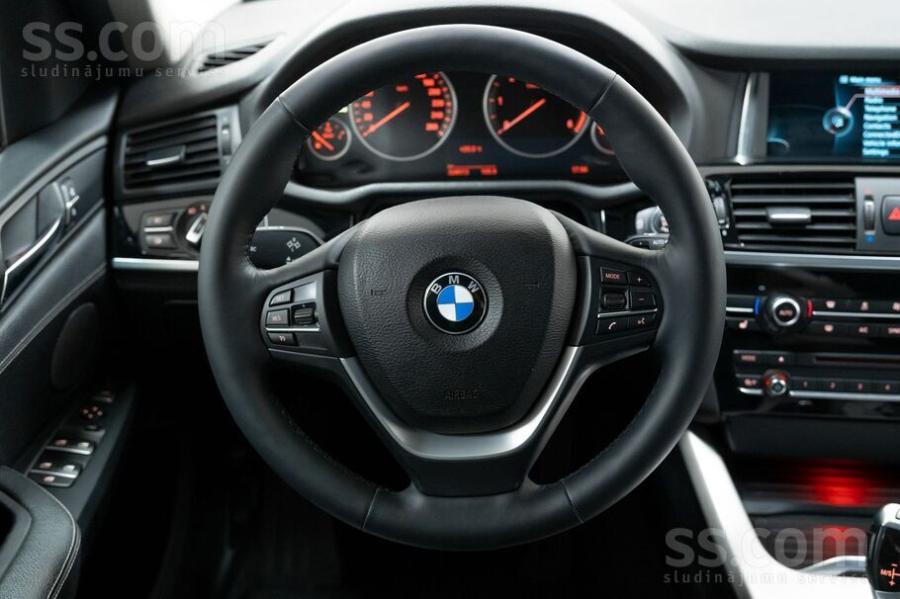 Pelēks BMW X3 2015 Rīga, ar dzinēja tilpumu 2.00 L un nobraukumu 328 tūkst. km par 12900 €, foto 9 vietnē AUTOMOTO.COM.LV