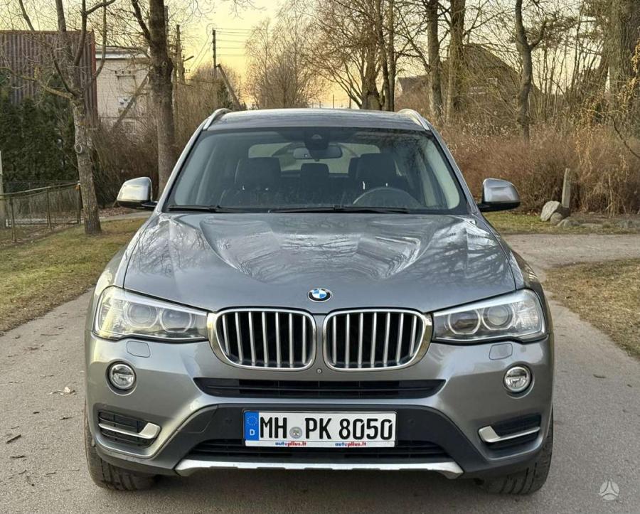 Grey BMW X3 2015 in Kedainiai, with an engine capacity of 2.99 L and mileage of 291 thousand km for 12700 €, photo 1 on AUTOMOTO.COM.LV