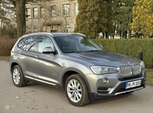 Grey BMW X3 2015 in Kedainiai, with an engine capacity of 2.99 L and mileage of 291 thousand km for 12700 €, photo 2 on AUTOMOTO.COM.LV