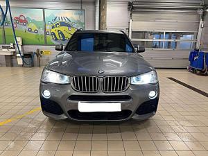 Grey BMW X3 2015 in Vilnius, with an engine capacity of 2.99 L and mileage of 354 thousand km for 13500 €, photo  on AUTOMOTO.COM.LV
