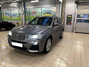 Grey BMW X3 2015 in Vilnius, with an engine capacity of 2.99 L and mileage of 354 thousand km for 13500 €, photo 4 on AUTOMOTO.COM.LV
