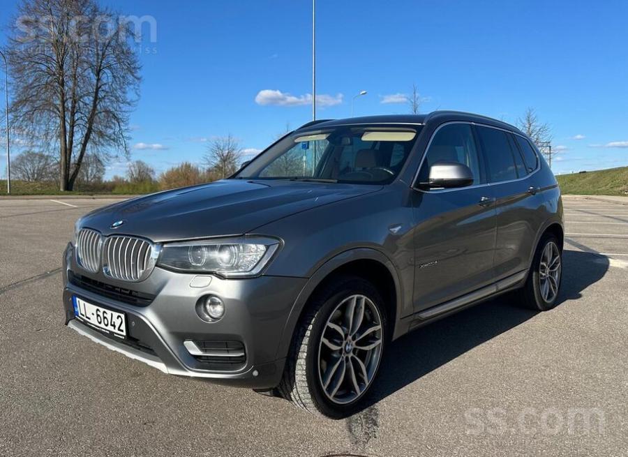 Pelēks BMW X3 2015 Daugavpils, ar dzinēja tilpumu 2.00 L un nobraukumu 242 tūkst. km par 12900 €, foto 4 vietnē AUTOMOTO.COM.LV