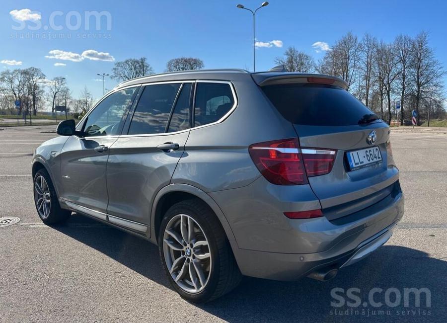 Pelēks BMW X3 2015 Daugavpils, ar dzinēja tilpumu 2.00 L un nobraukumu 242 tūkst. km par 12900 €, foto 6 vietnē AUTOMOTO.COM.LV