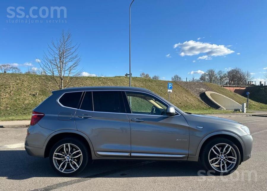 Pelēks BMW X3 2015 Daugavpils, ar dzinēja tilpumu 2.00 L un nobraukumu 242 tūkst. km par 12900 €, foto 8 vietnē AUTOMOTO.COM.LV