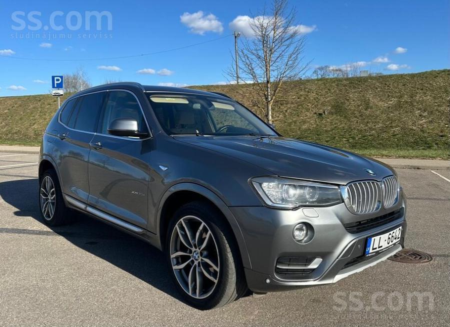 Pelēks BMW X3 2015 Daugavpils, ar dzinēja tilpumu 2.00 L un nobraukumu 242 tūkst. km par 12900 €, foto 9 vietnē AUTOMOTO.COM.LV