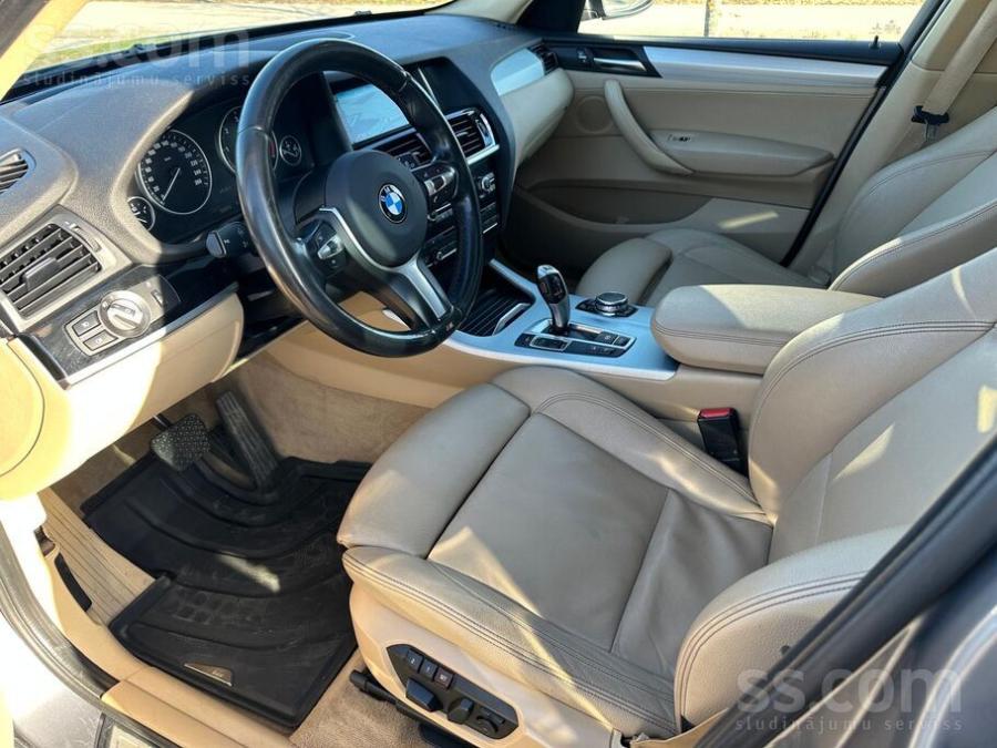 Pelēks BMW X3 2015 Daugavpils, ar dzinēja tilpumu 2.00 L un nobraukumu 242 tūkst. km par 12900 €, foto 14 vietnē AUTOMOTO.COM.LV
